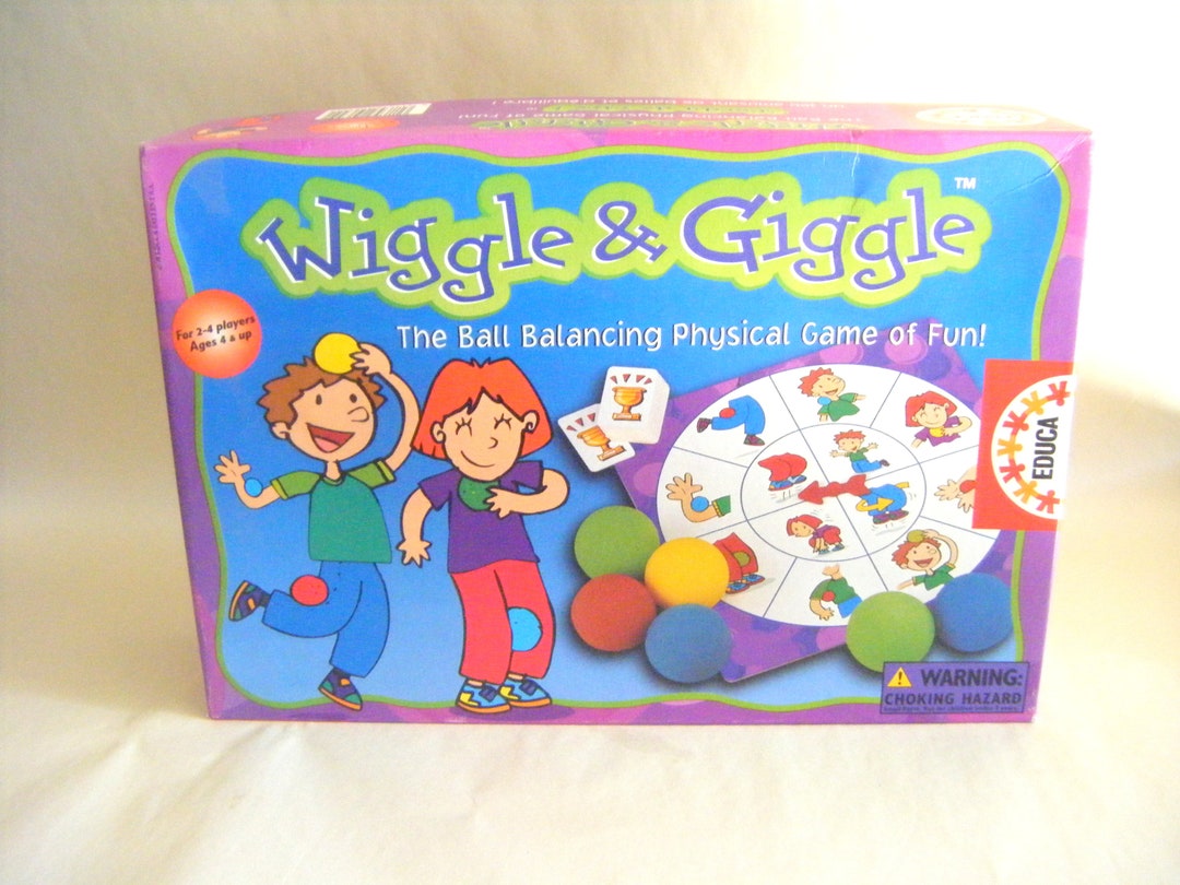 Vintage Wiggle & Giggle Board Game Collectible - Etsy
