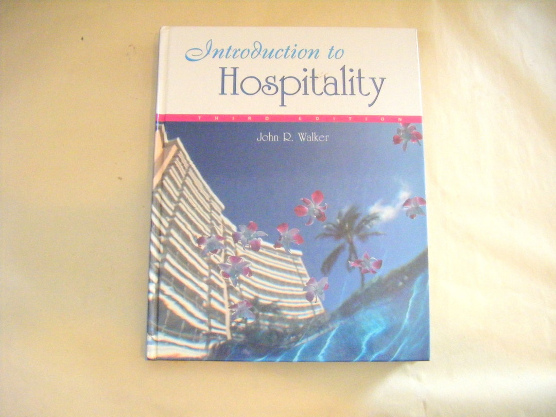 Vintage Introduction to Hospitality College Hardback Textbook Hotel ...