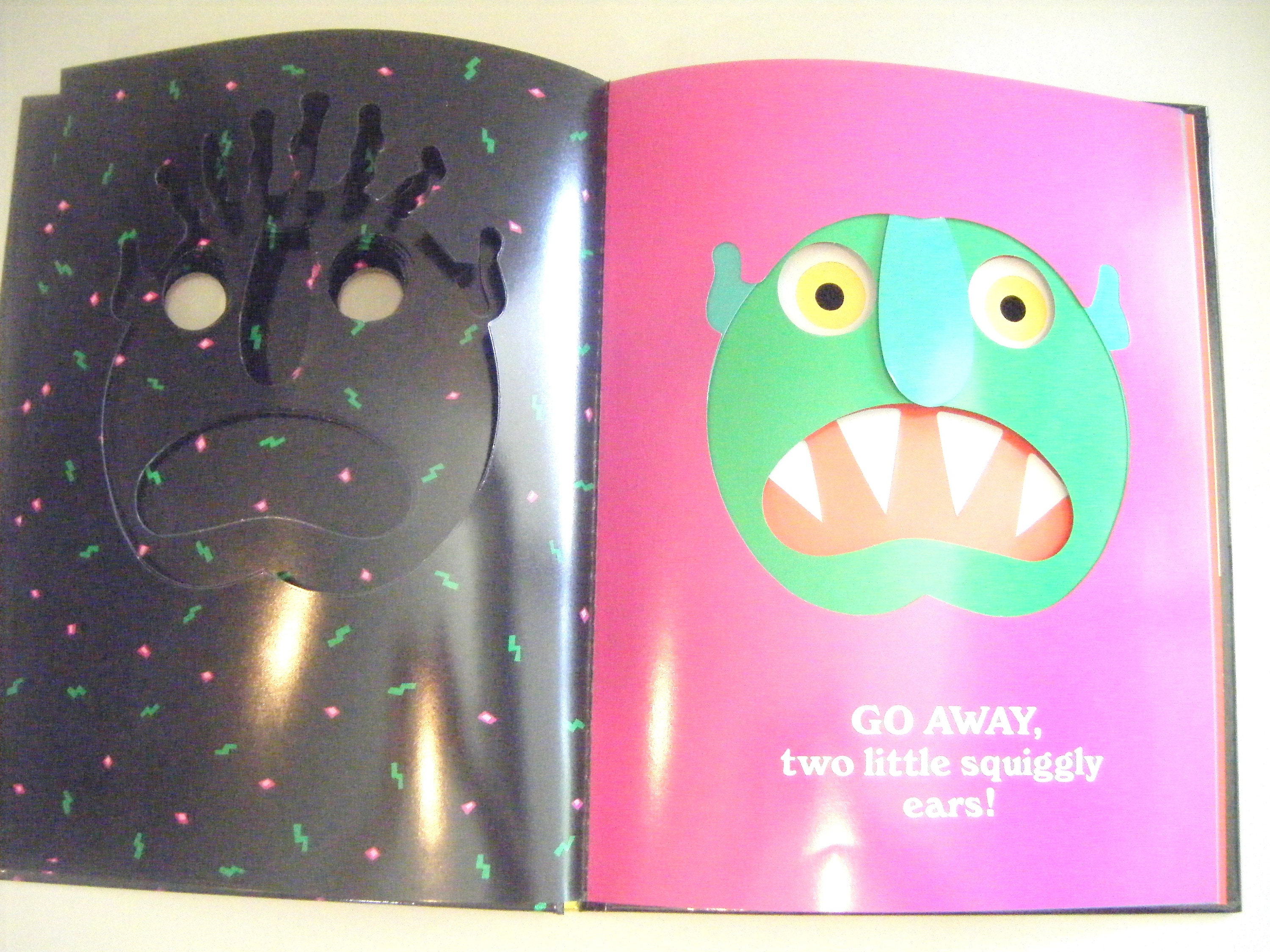 Vintage "go Away, Big Green Monster!" Hardback Children's Book - Etsy