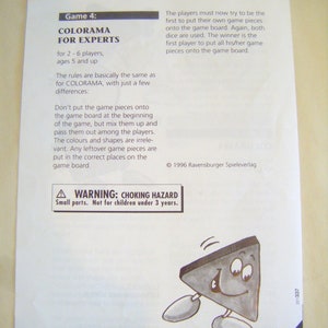 Vintage Colorama Tile Matchng Puzzle Game Collectible - Etsy