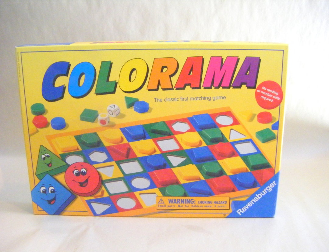 Vintage Colorama Tile Matchng Puzzle Game Collectible - Etsy