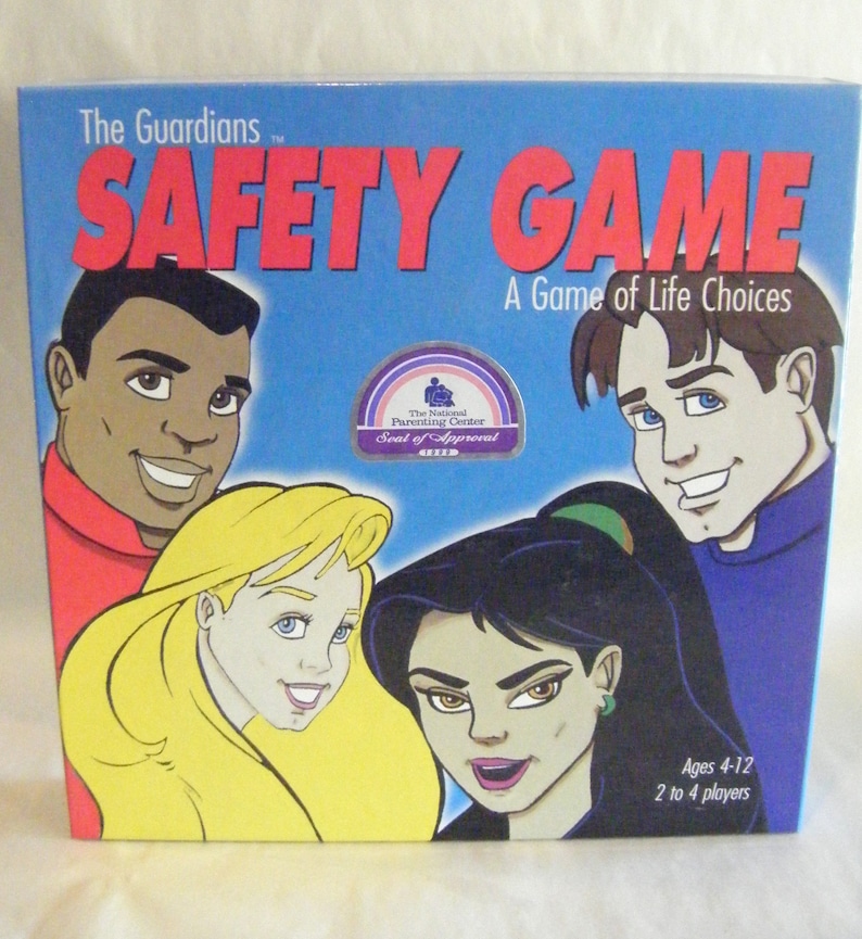 Vintage the Guardians Safety Game A Game of Life Choices Board Game ...