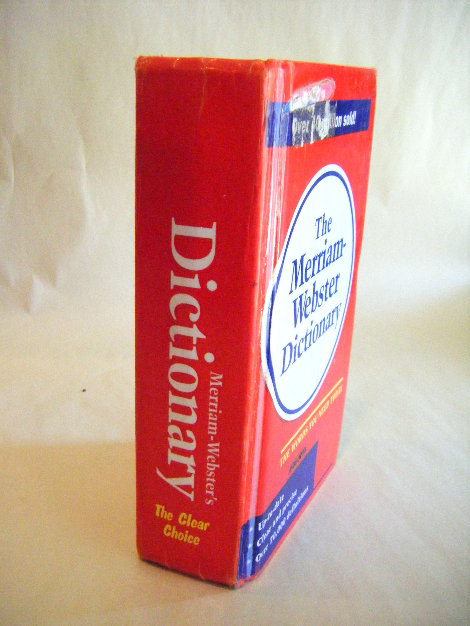 Vintage Merriam-webster Dictionary Hardback Book Travel Size Teacher ...