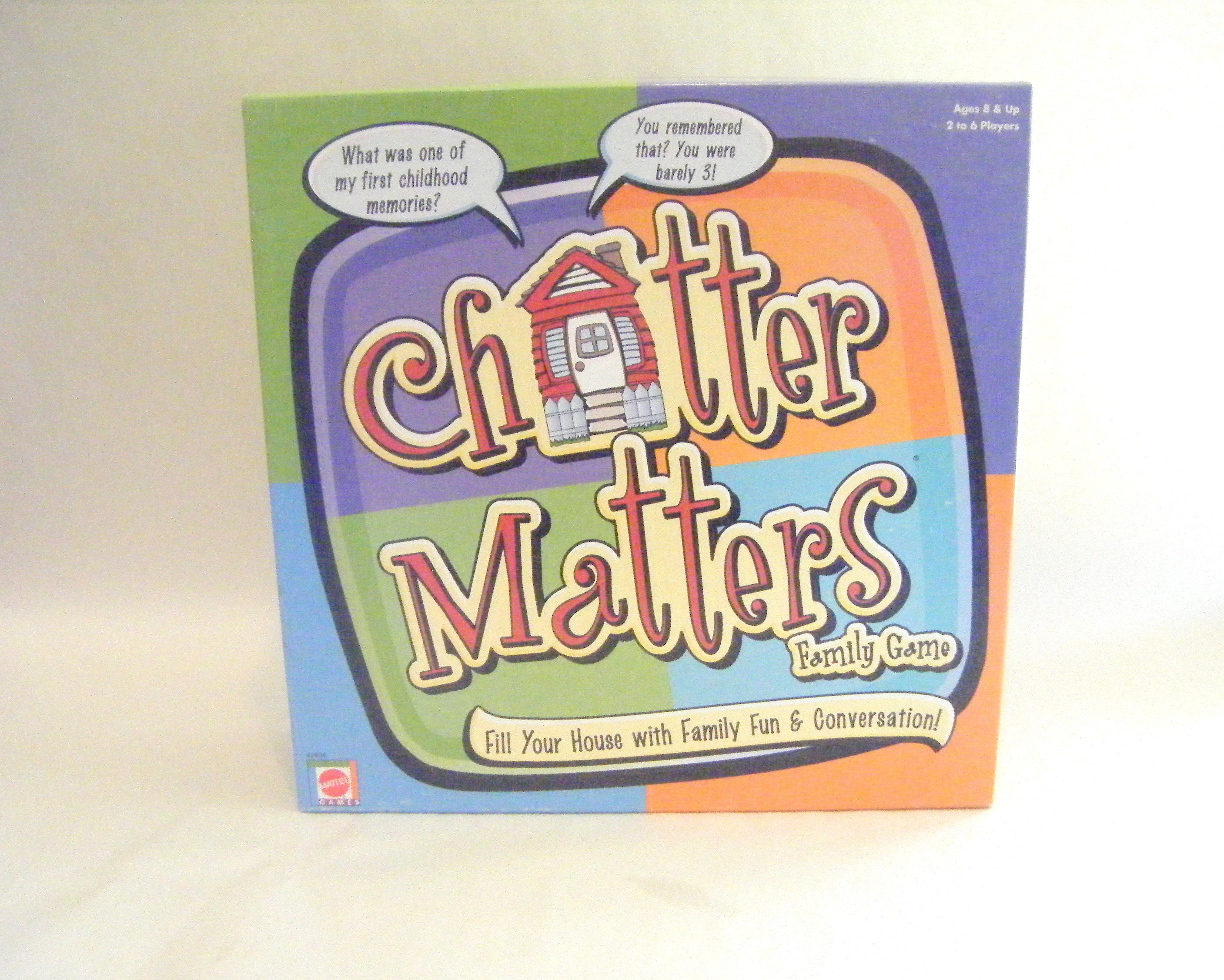 Vintage Mattel Chatter Matters Family Game Board Game Collectible - Etsy