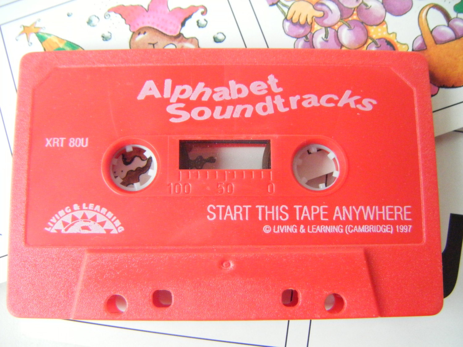 Vintage Alphabet Soundtrack Audio Cassette Tape Bingo Game Collectible ...