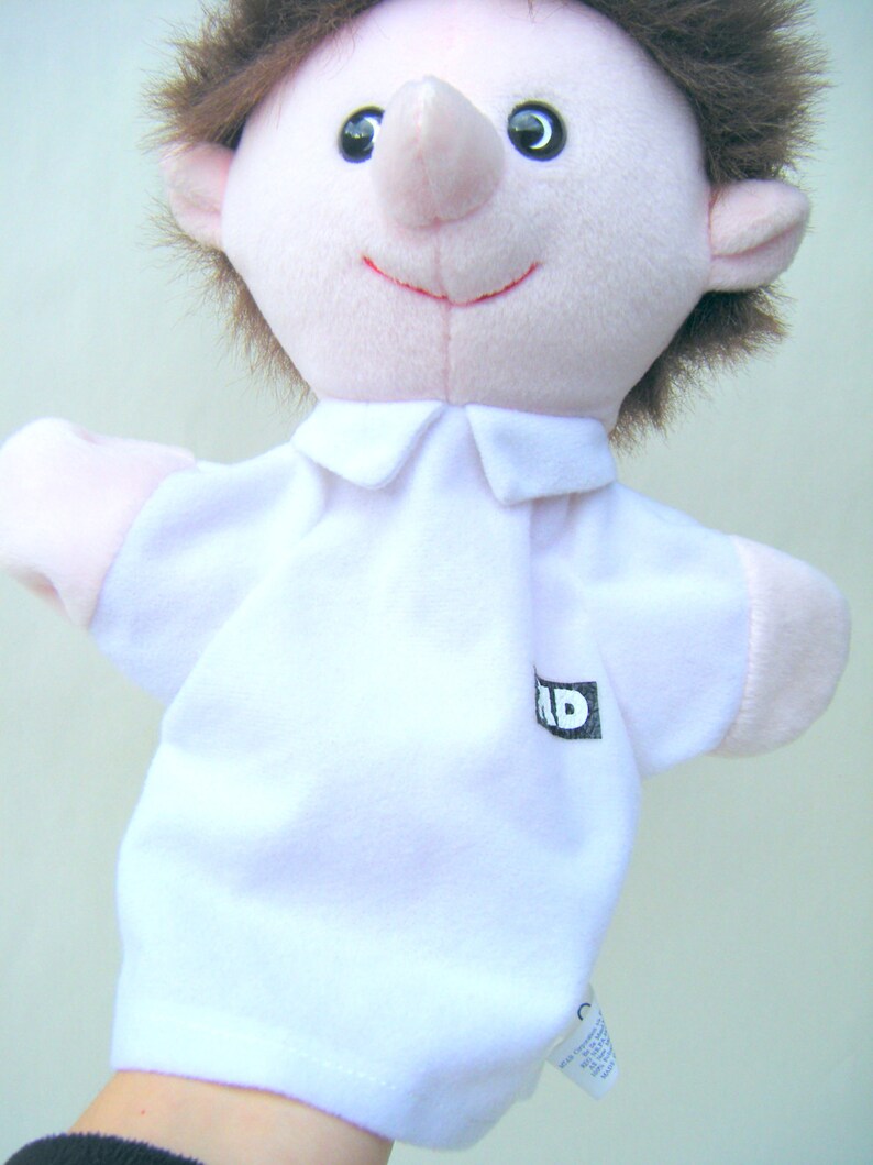 Vintage Medical Doctor MD Hand Puppet Plush Pups Puppet Show Physician ...