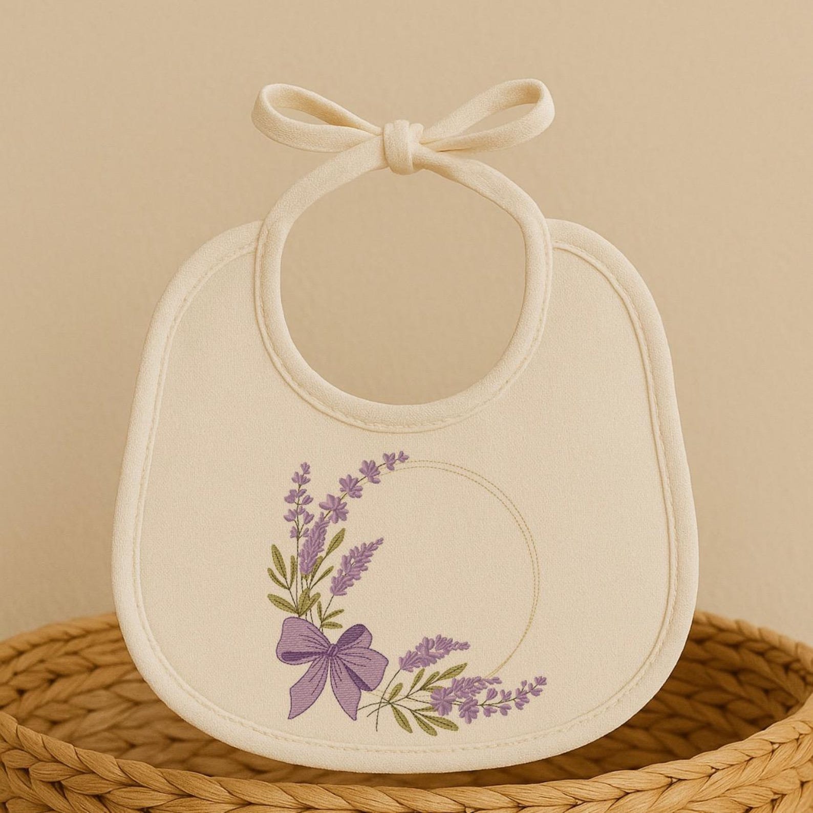 Lavender Frame Embroidery Design - Instant Download Digital File ...