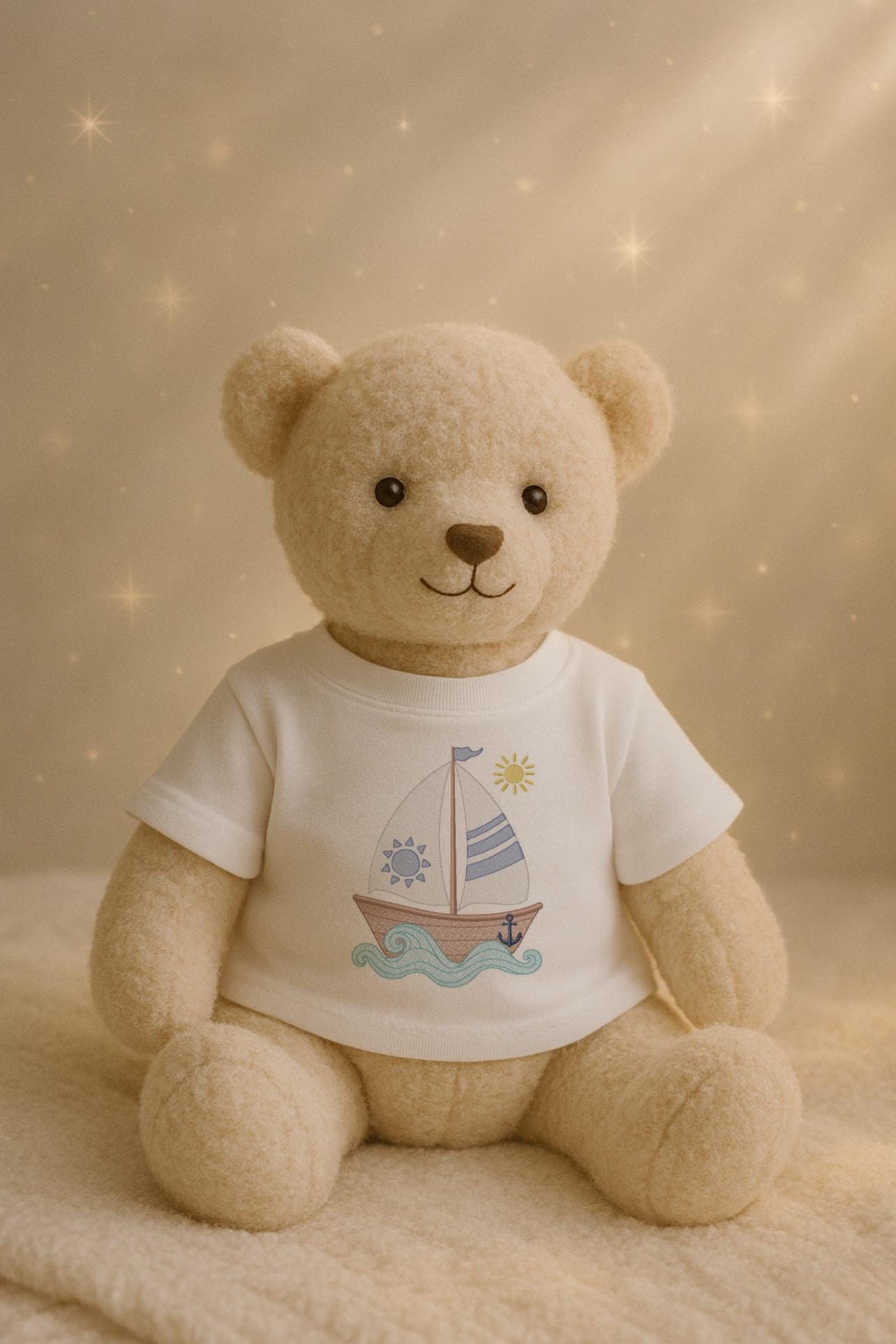 Cute Boat Embroidery Design - Instant Download Digital File for Machine ...