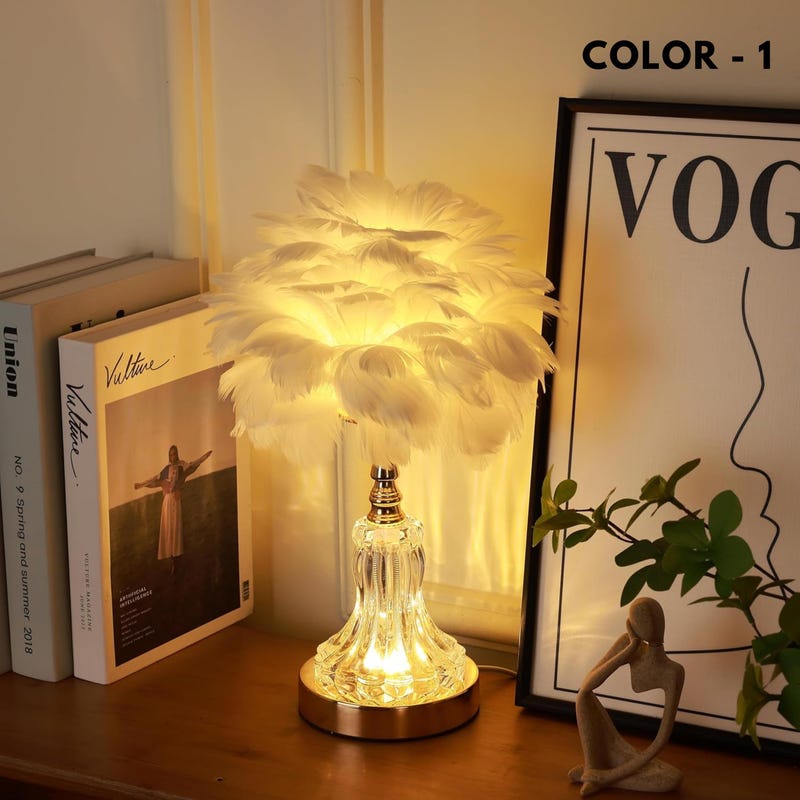 Feather Lamp Shade - Etsy