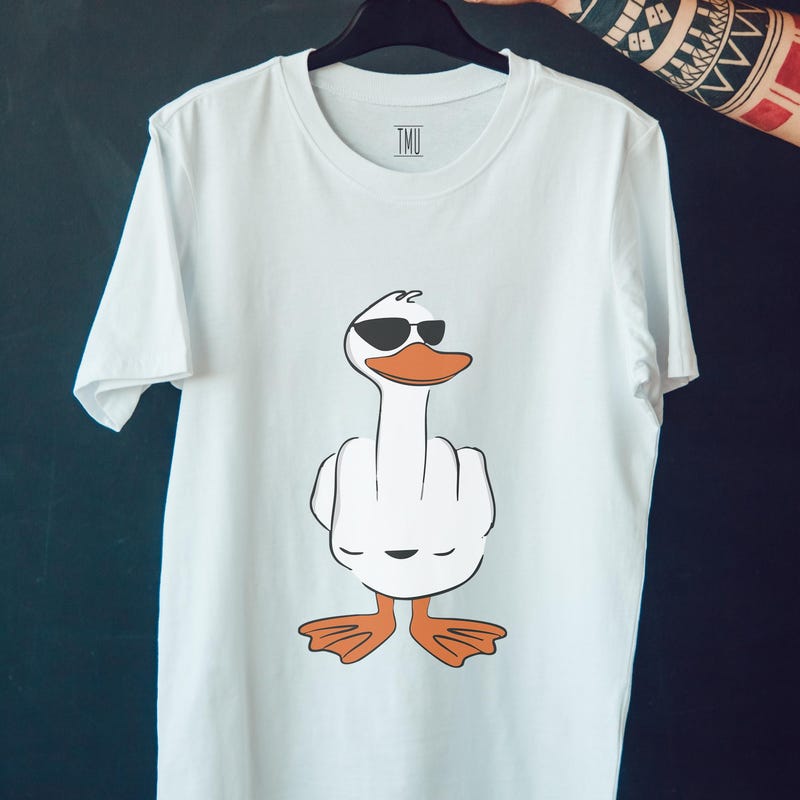 Middle Finger Duck - Etsy