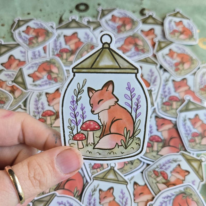 Aesthetic Fox Stickers - Etsy UK