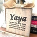 Yaya Sign , Yaya Gift , Wood Block , Sign App.6x6 in Personalize ...