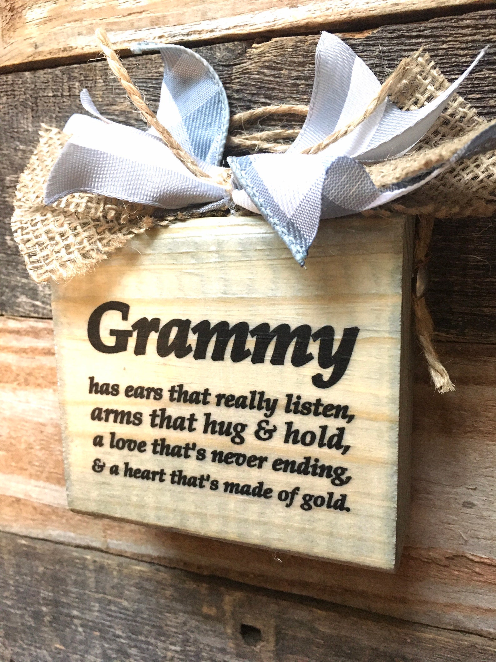Grammy Sign Grammie Gift Mini Wood Block Shelf Sitter - Etsy