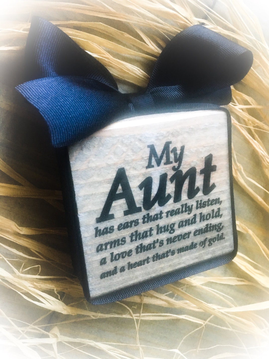 Aunt Gift , Aunt Wood Block , Aunt Sign, Wood Block,sister Gift Sister ...