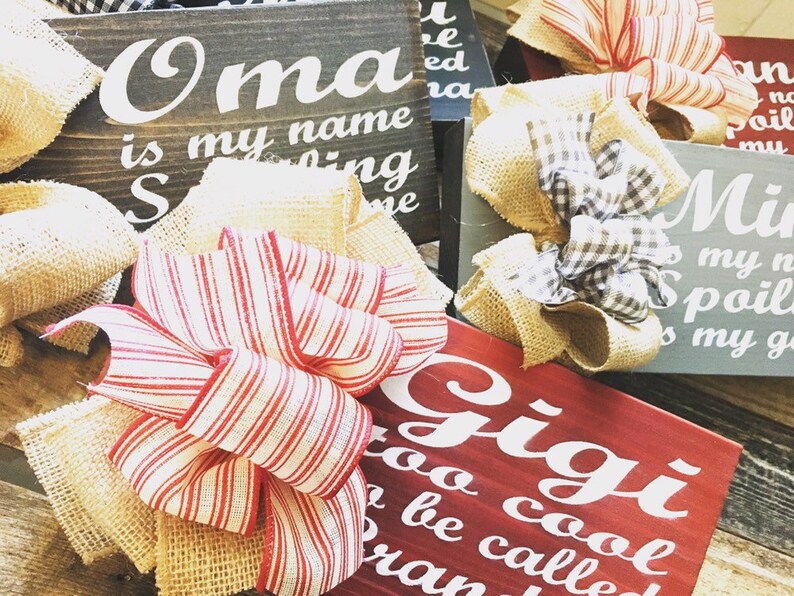 Gigi Sign Gigi Giftshelf Sitter Gigi is My Name Spoiling is - Etsy