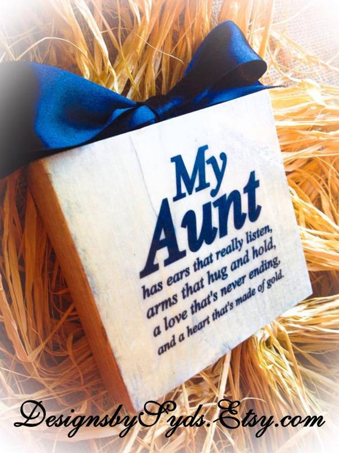 Aunt Sign , Aunt Gift, Sister Gift ,sister Sign,wood Block , Mother’s ...