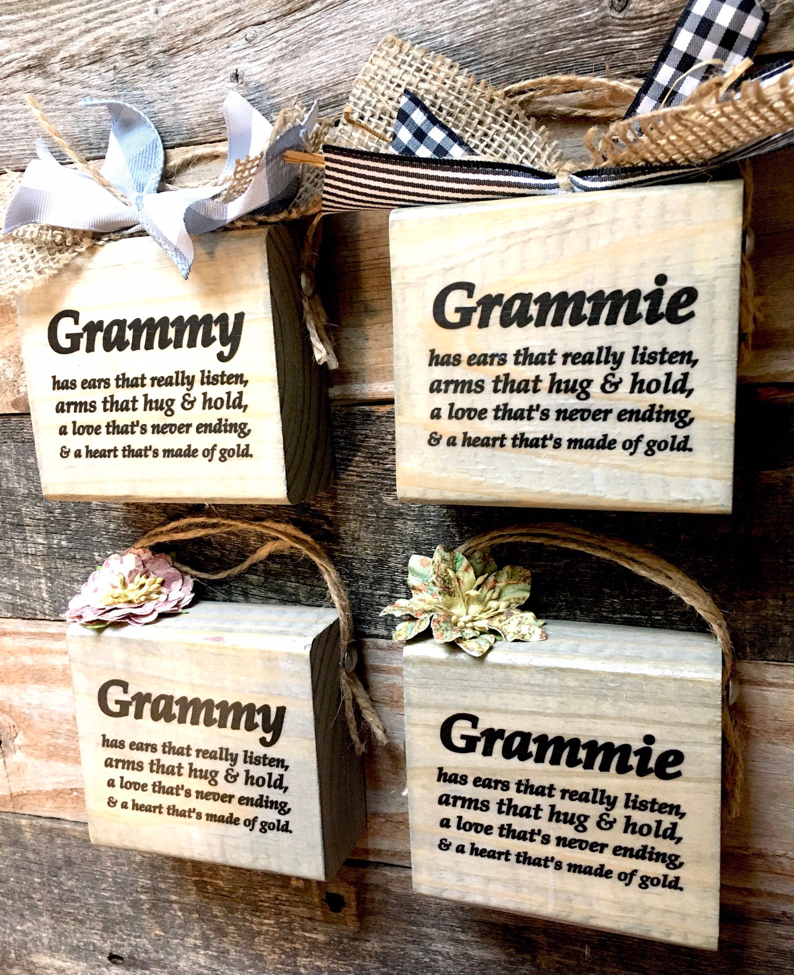 Grammy Sign Grammie Gift Mini Wood Block Shelf Sitter - Etsy