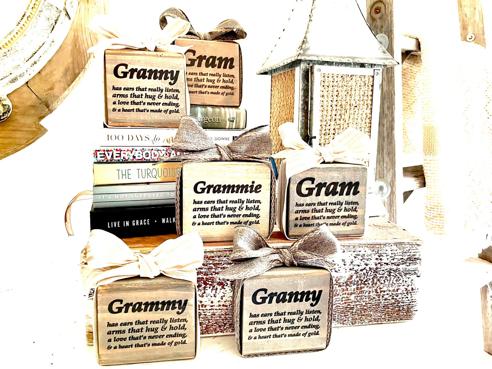 Grammy Sign Grammie Gift Mini Wood Block Shelf Sitter - Etsy