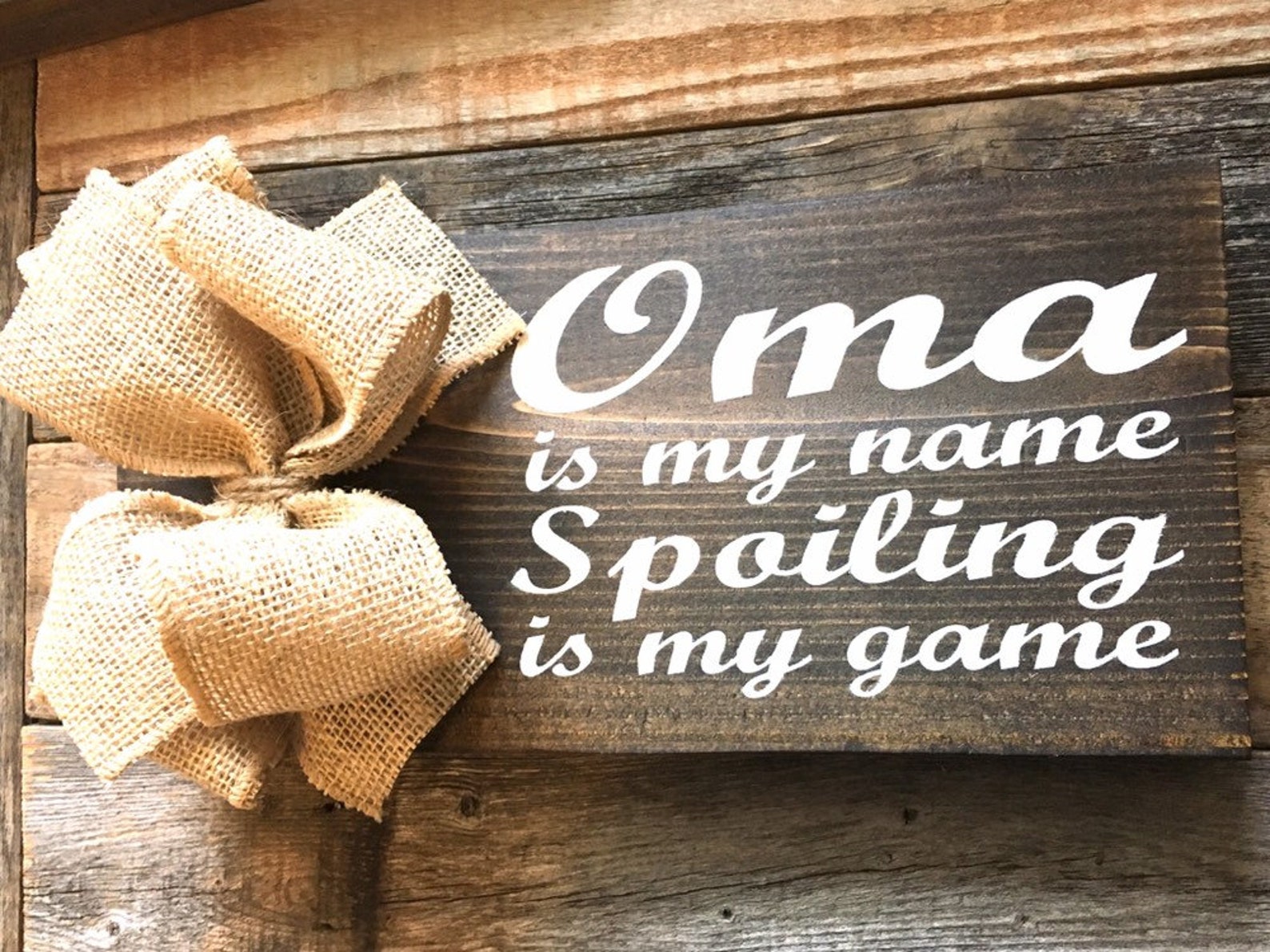 Gigi Sign Gigi Giftshelf Sitter Gigi is My Name Spoiling is | Etsy