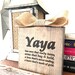 Yaya Sign , Yaya Gift , Wood Block , Sign App.6x6 in Personalize ...