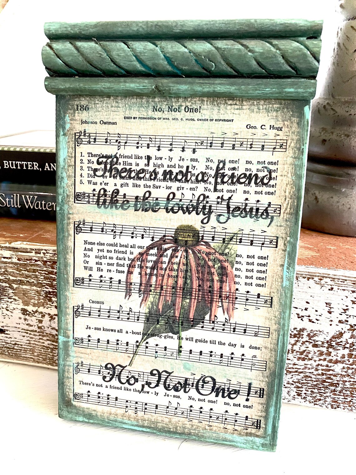 Hymn Sign Worship Song No Not One Friend Like Jesus | Etsy