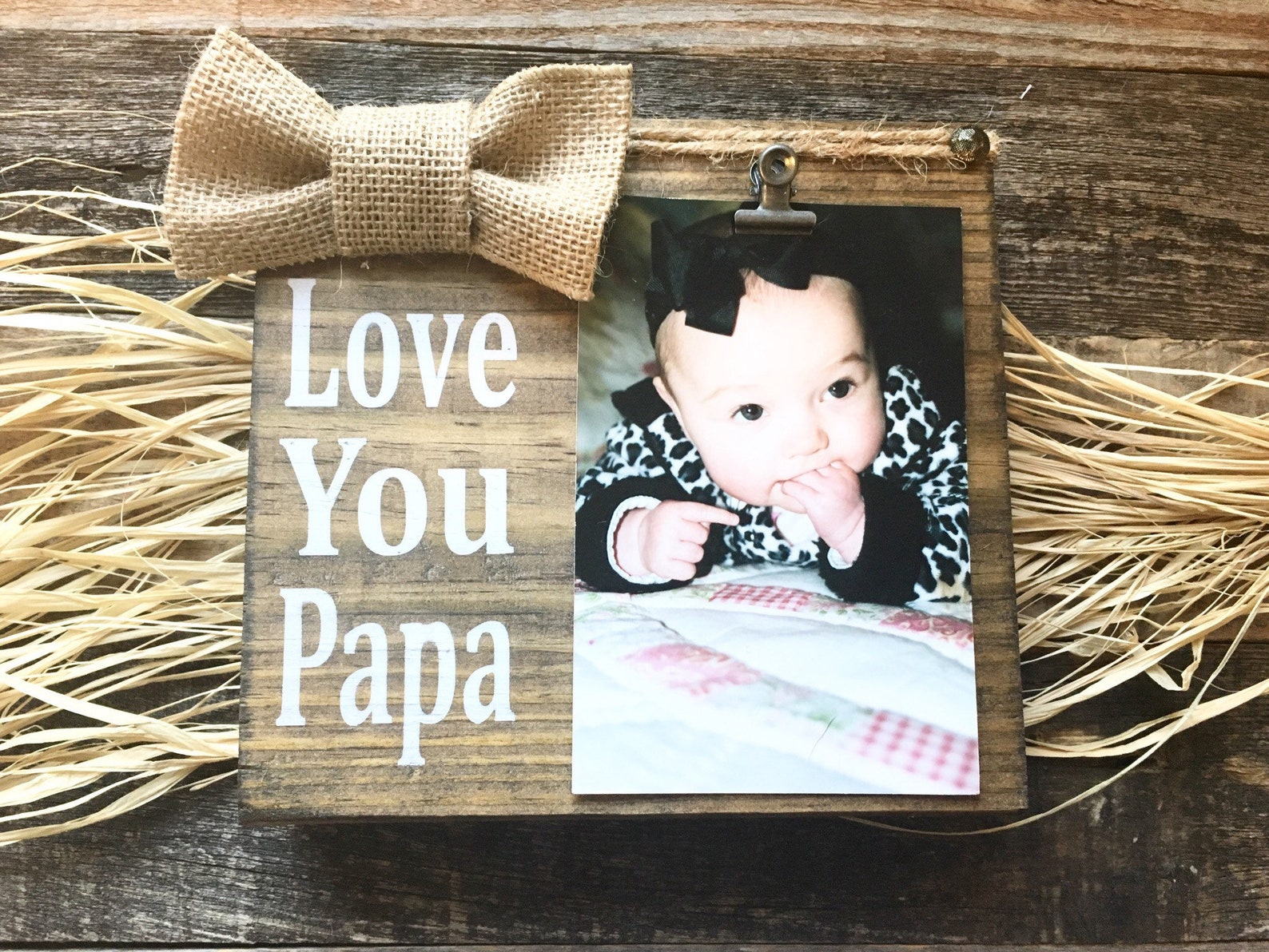 Papa Picture Frame Papa Gift Papa Signfather's Day - Etsy