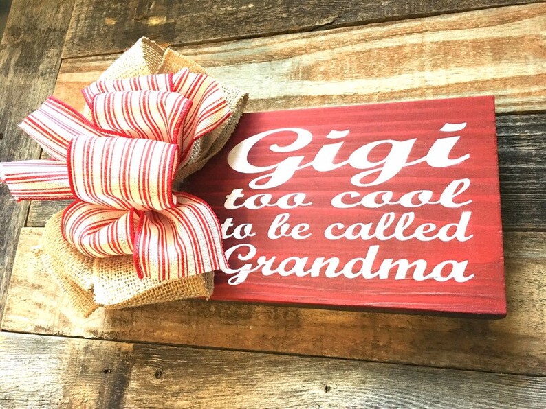 Gigi Sign Gigi Giftshelf Sitter Gigi is My Name Spoiling is - Etsy