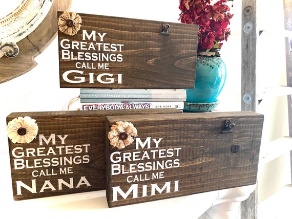 Mimi Picture Frame Mimi Sign mimi Gift mimi Shelf Sitter | Etsy