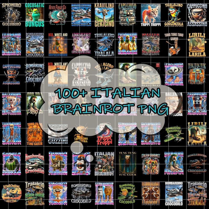 Papercraft de brainrot - Etsy España