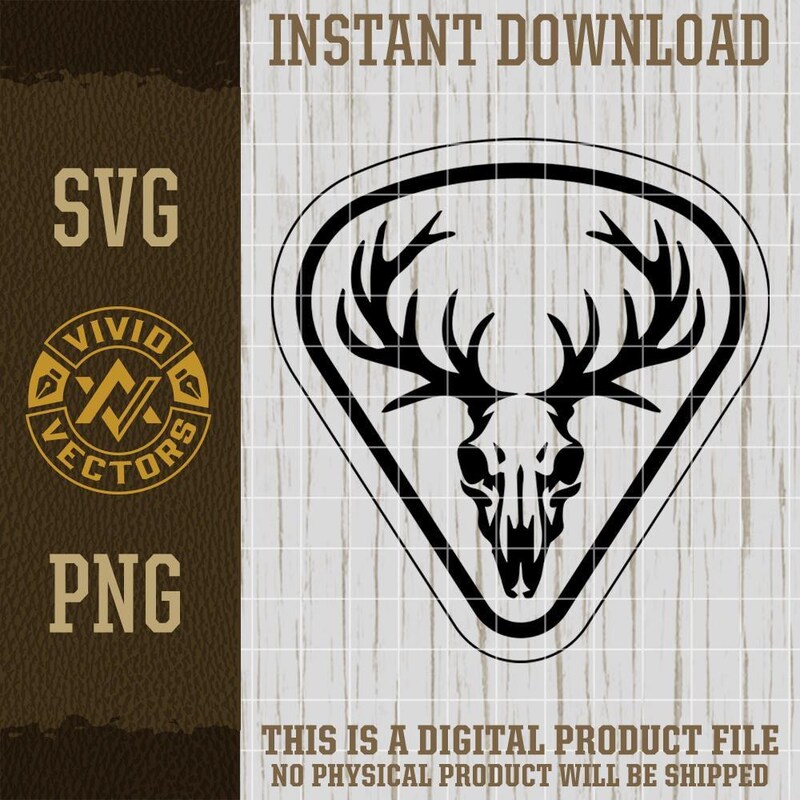 Deer Skull Hat Patches Svg - Etsy