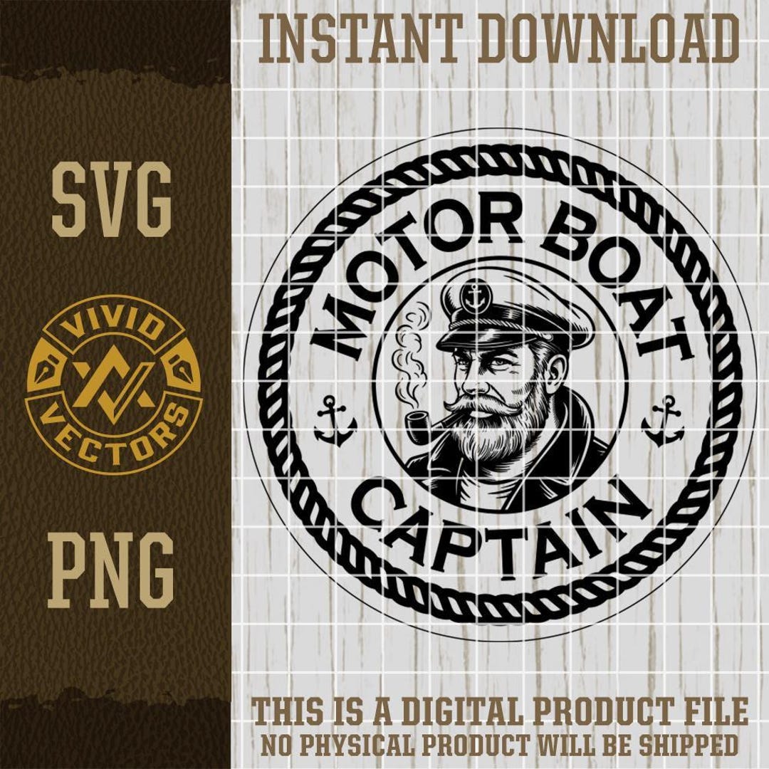 Motor Boating Captain SVG Motor Boatin SOB Funny Boating Nautical Adult ...