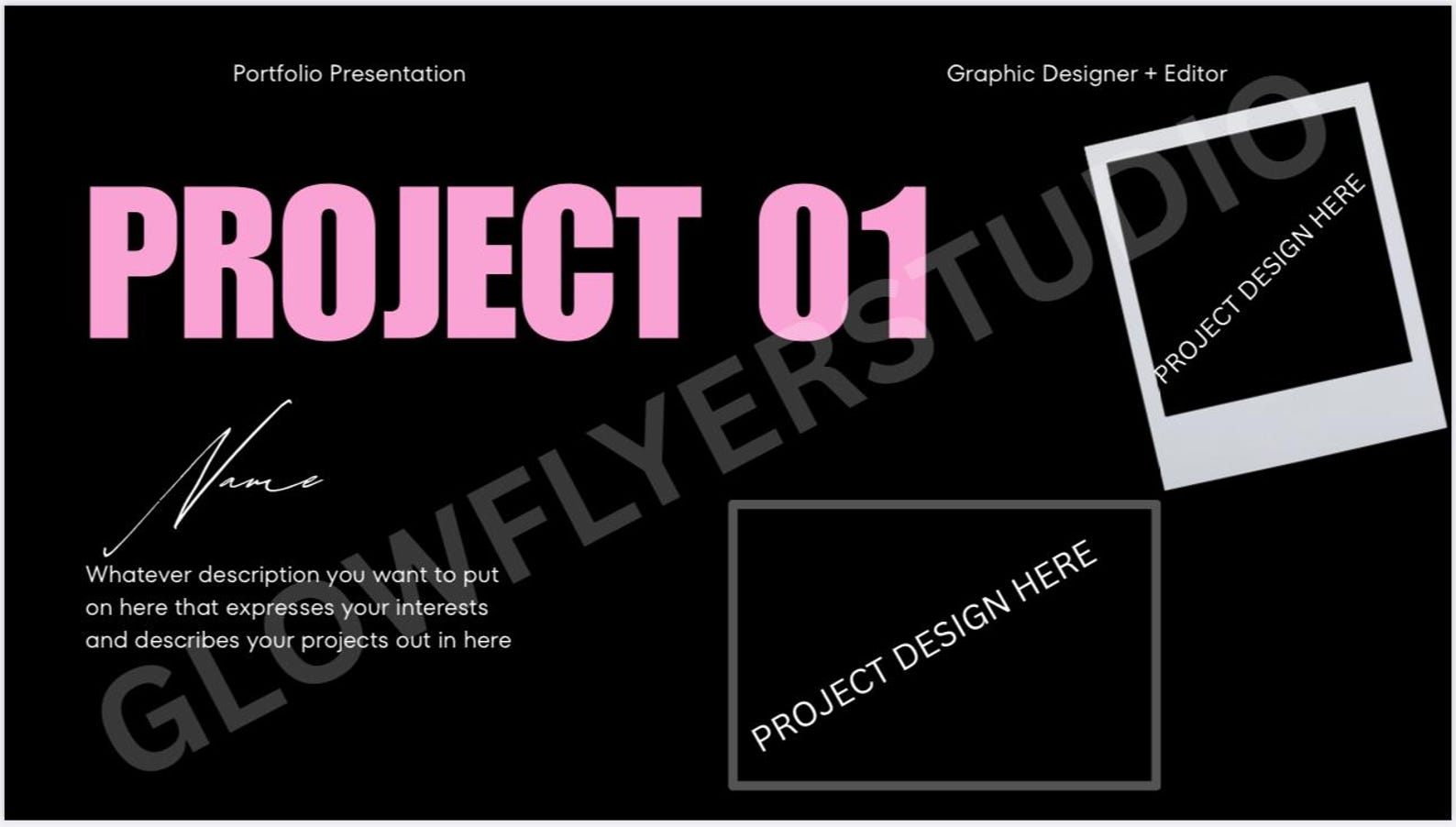 Editable Portfolio Template or Custom Portfolio | Canva Resume ...