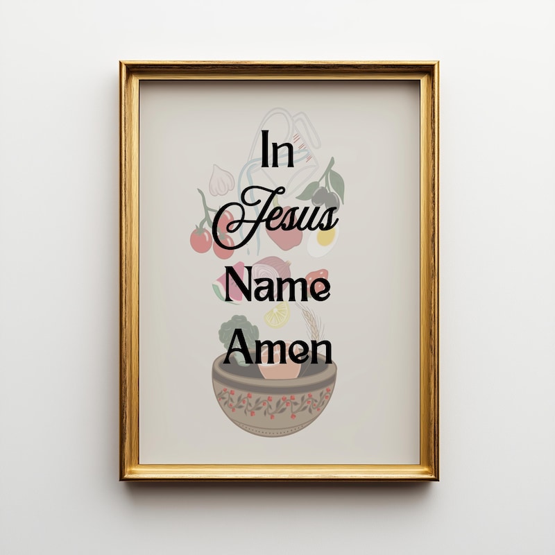 Kitchen Prayer - Etsy