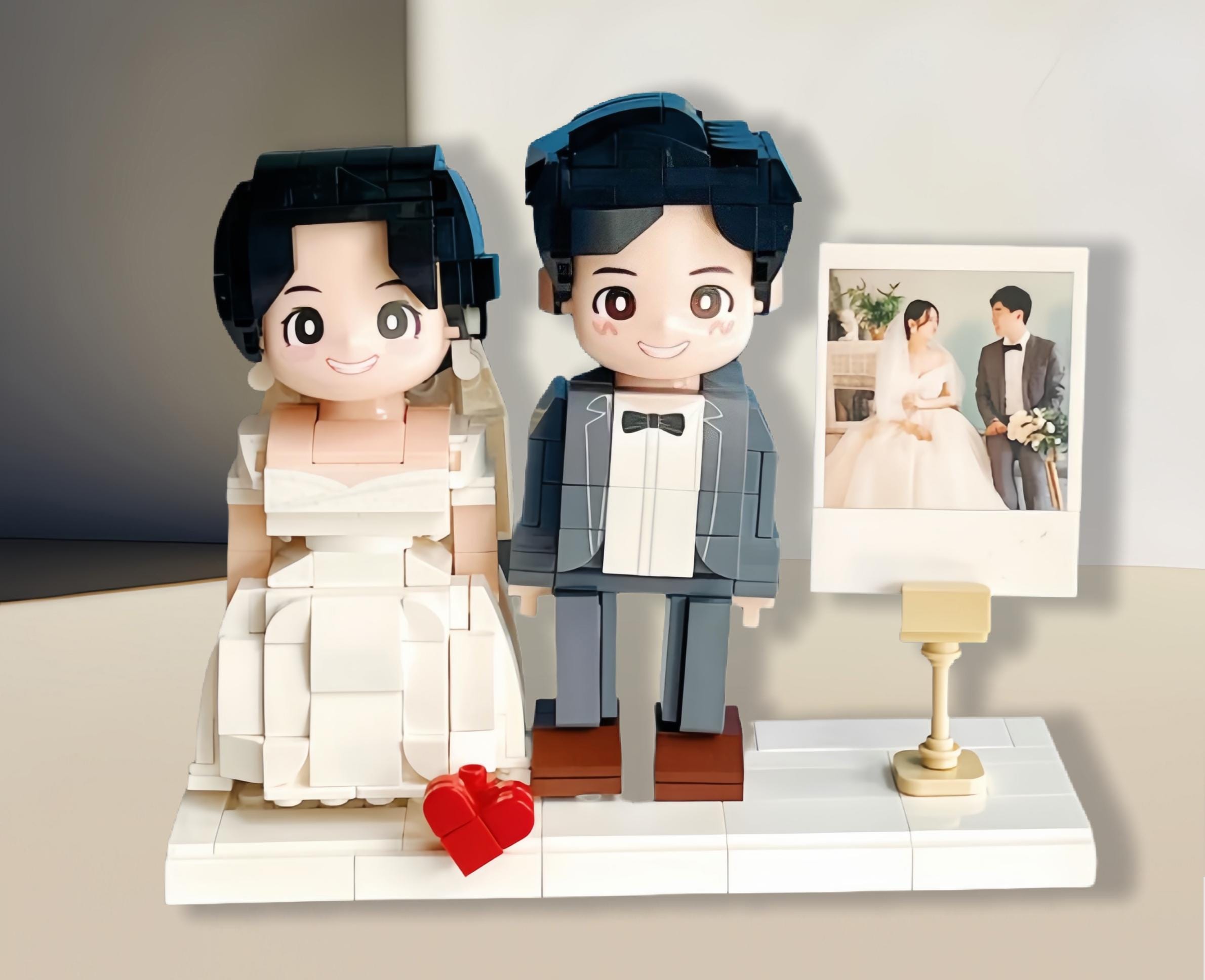 Custom Pet & Owner Building Block Figures, Animal Full Body Dolls ...