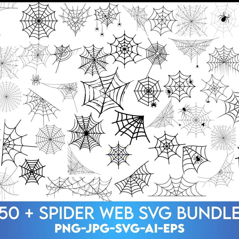 Spider Web Svg - Etsy