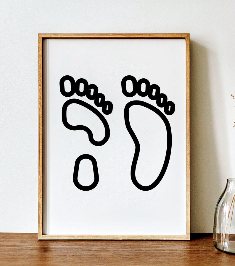 Footprints SVG Bundle: Shoe Print Designs for Cricut (digital Download ...