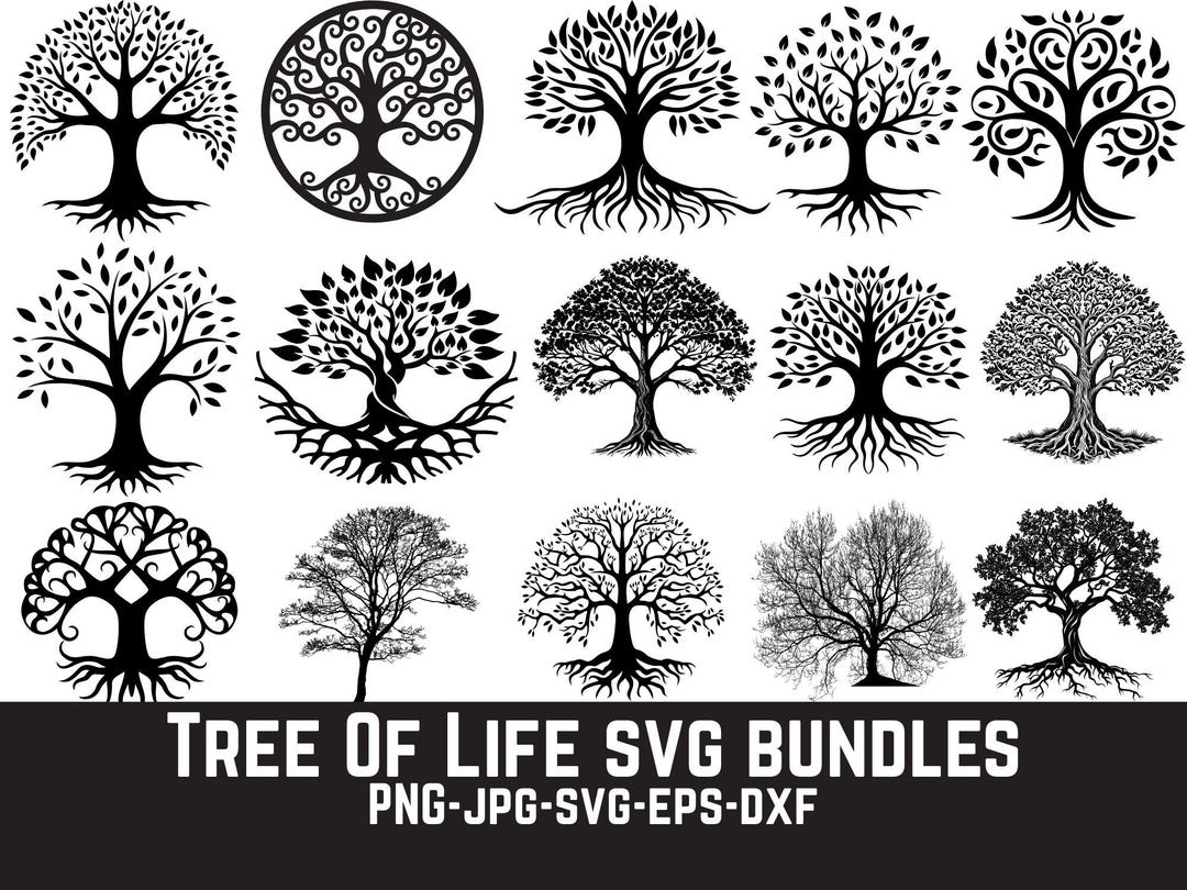 Keltische levensboom svg, stamboom svg, boomwortels svg, levensboom ...