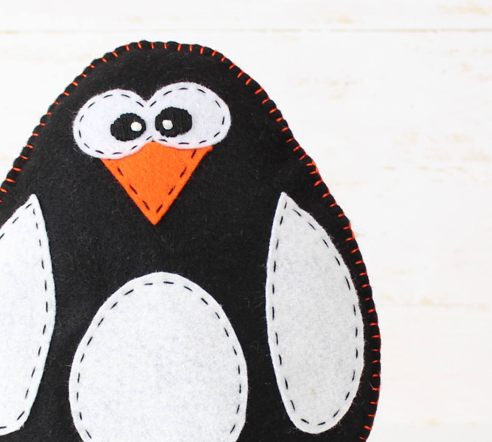 Penguin Sewing Pattern Felt Penguin Hand Sewing Pattern - Etsy