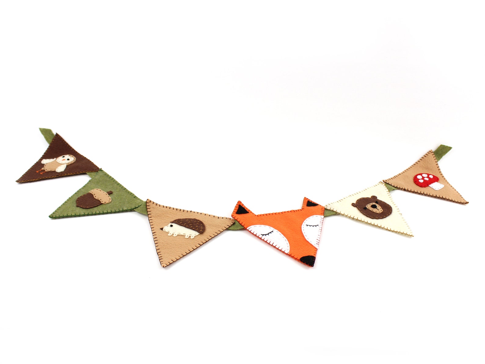 Woodland Nursery Bunting Banner Decor Sewing Pattern DIY - Etsy Canada