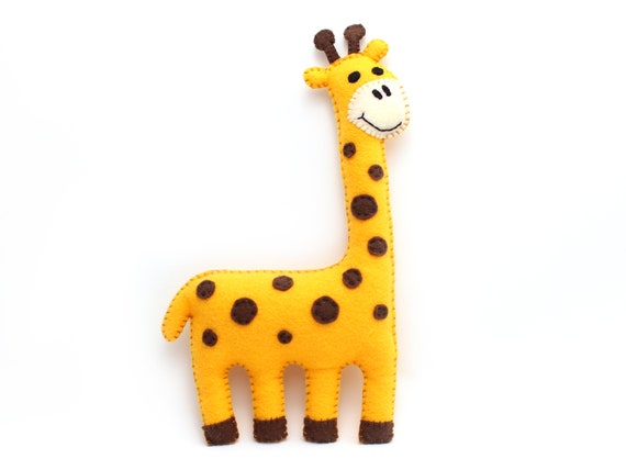 Giraffe Sewing Pattern Felt Giraffe Hand Sewing Plushie DIY - Etsy