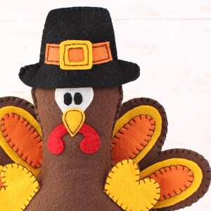 Turkey Sewing Pattern Felt Turkey Stuffed Animal Pattern | Etsy Canada