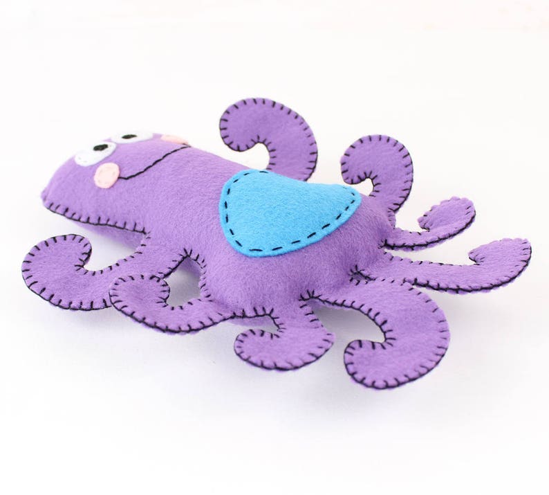Octopus Stuffed Animal Pattern Octopus Hand Sewing Pattern - Etsy