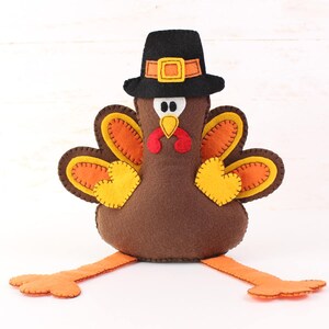 Turkey Sewing Pattern Felt Turkey Stuffed Animal Pattern | Etsy Canada