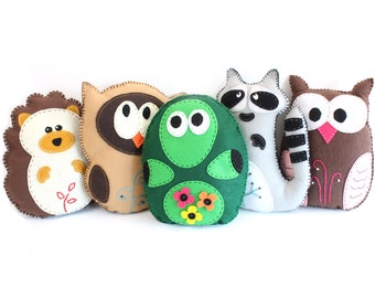 Felt Owl Plush - Etsy