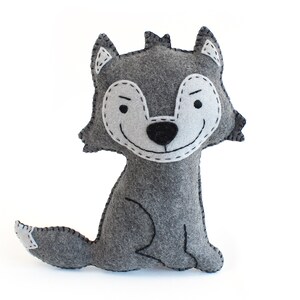 Felt Wolf Sewing Pattern: Big Bad Wolf Plush (PDF SVG DFX) - Etsy