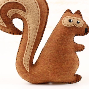 Squirrel Sewing Pattern Stuffed Squirrel Hand Sewing Pattern | Etsy