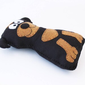 Rottweiler Sewing Pattern, Felt Rottweiler Plush Stuffed Animal, Rottie ...