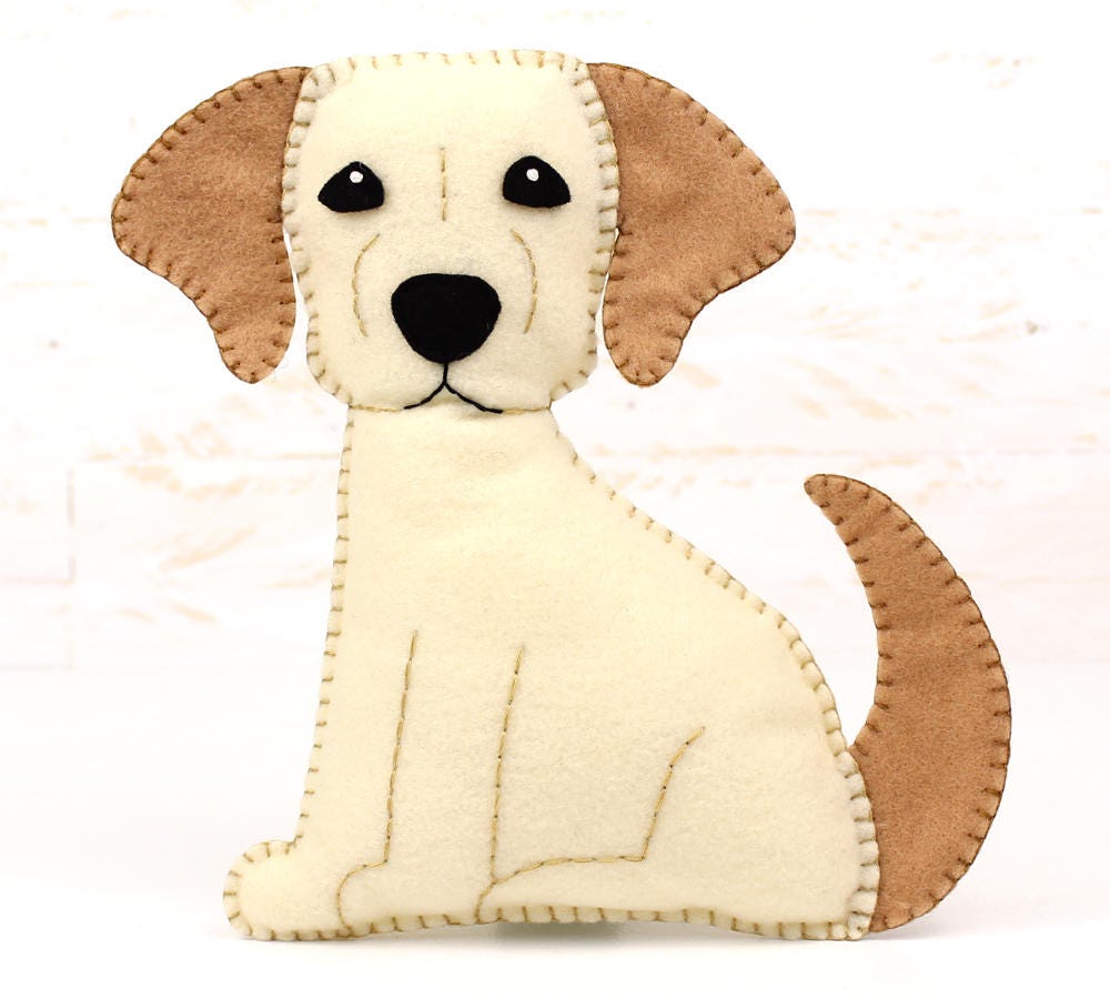 Golden Lab Sewing Pattern Dog Hand Sewing Pattern Felt - Etsy UK