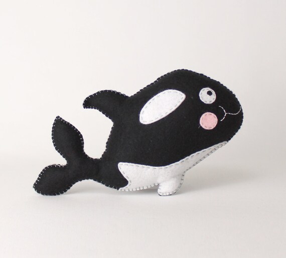 Orca Sewing Pattern Felt Orca Hand Sewing Pattern for Killer | Etsy