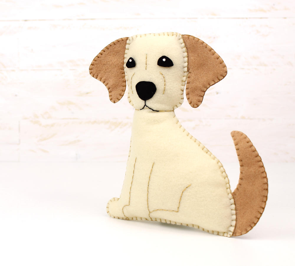 Golden Lab Sewing Pattern Dog Hand Sewing Pattern Felt | Etsy
